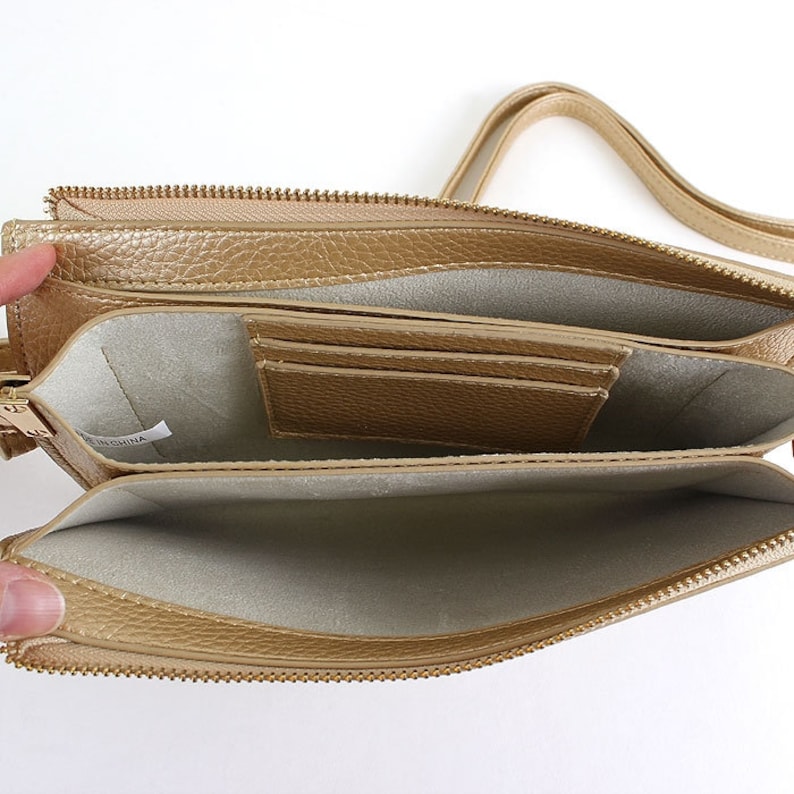 Monogrammed Clutch Wristlet Personalized Clutch Crossbody | Etsy