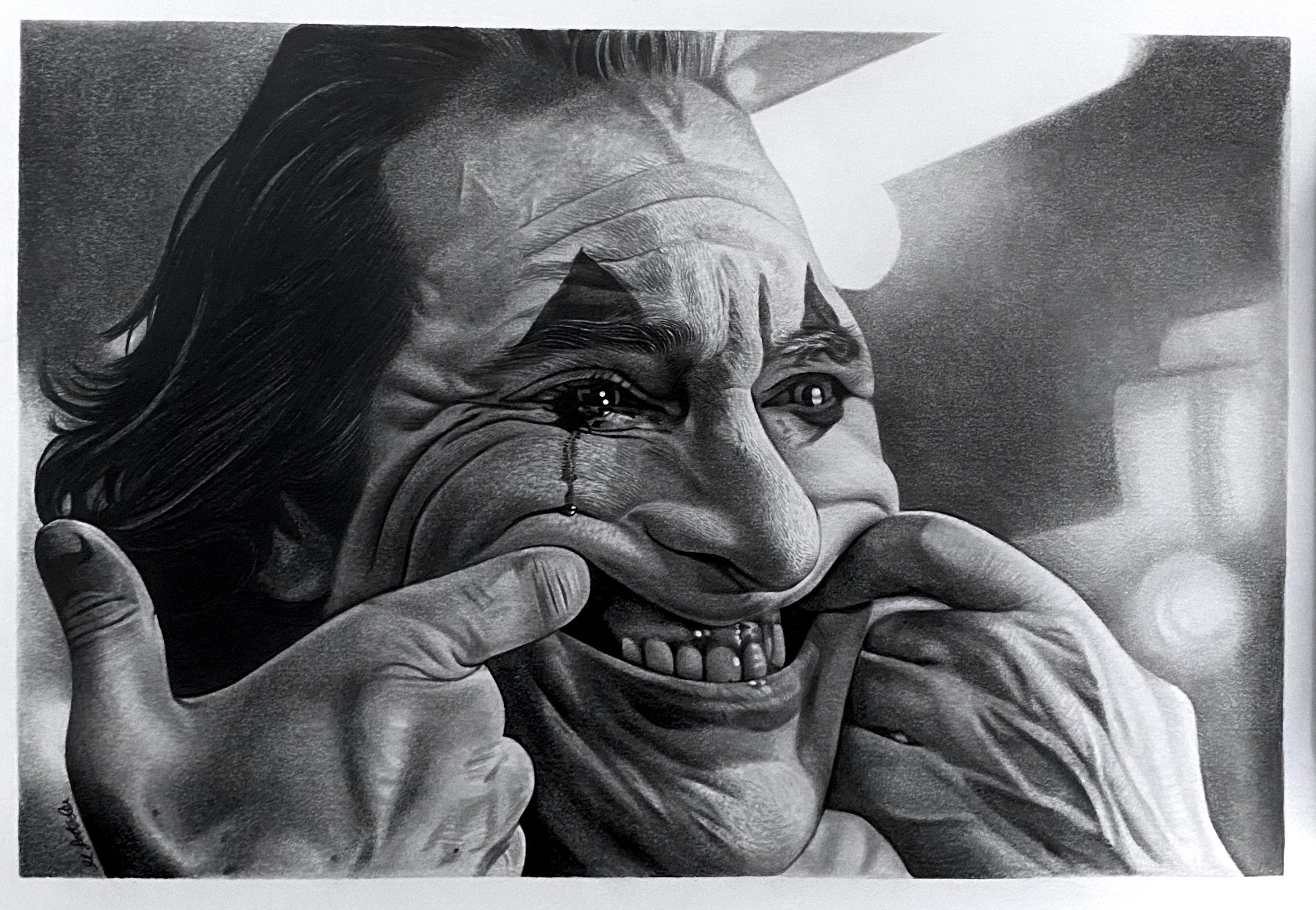 Joker Drawing Giclée Print - Etsy