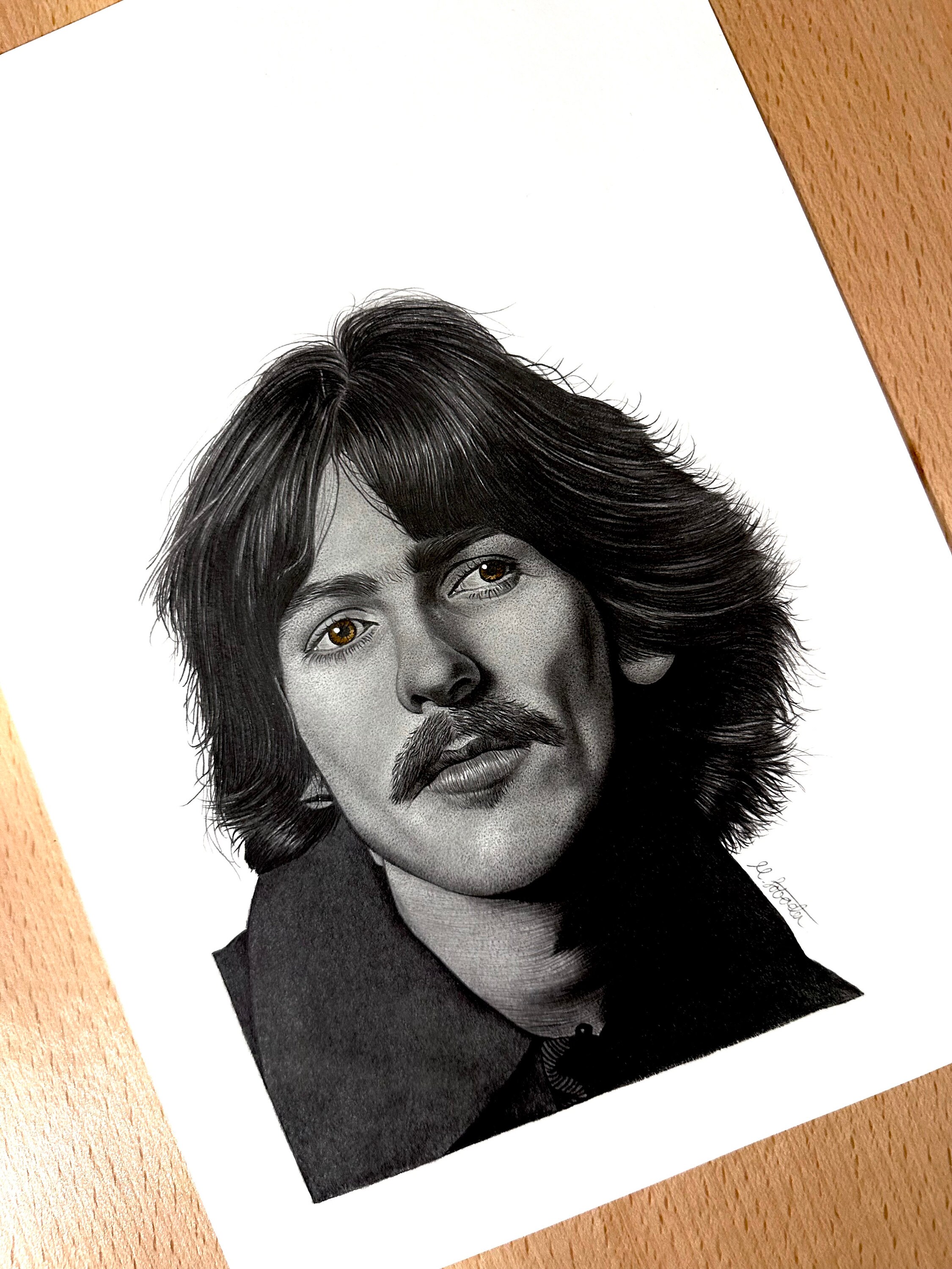 The Beatles Drawing Giclée Print - Etsy