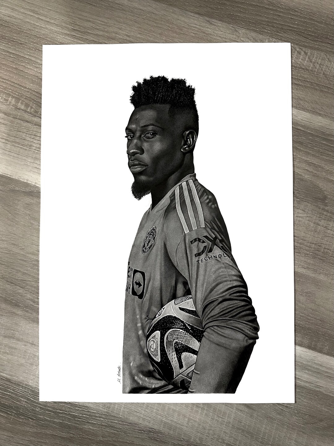 Andre Onana Drawing Giclée Print - Etsy