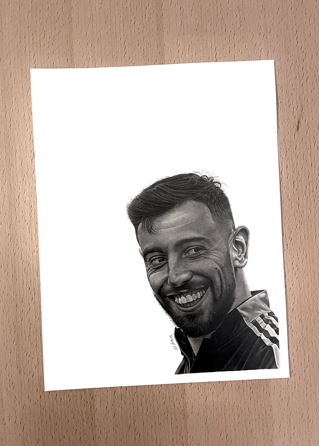 Bruno Fernandes Drawing Giclée Print - Etsy