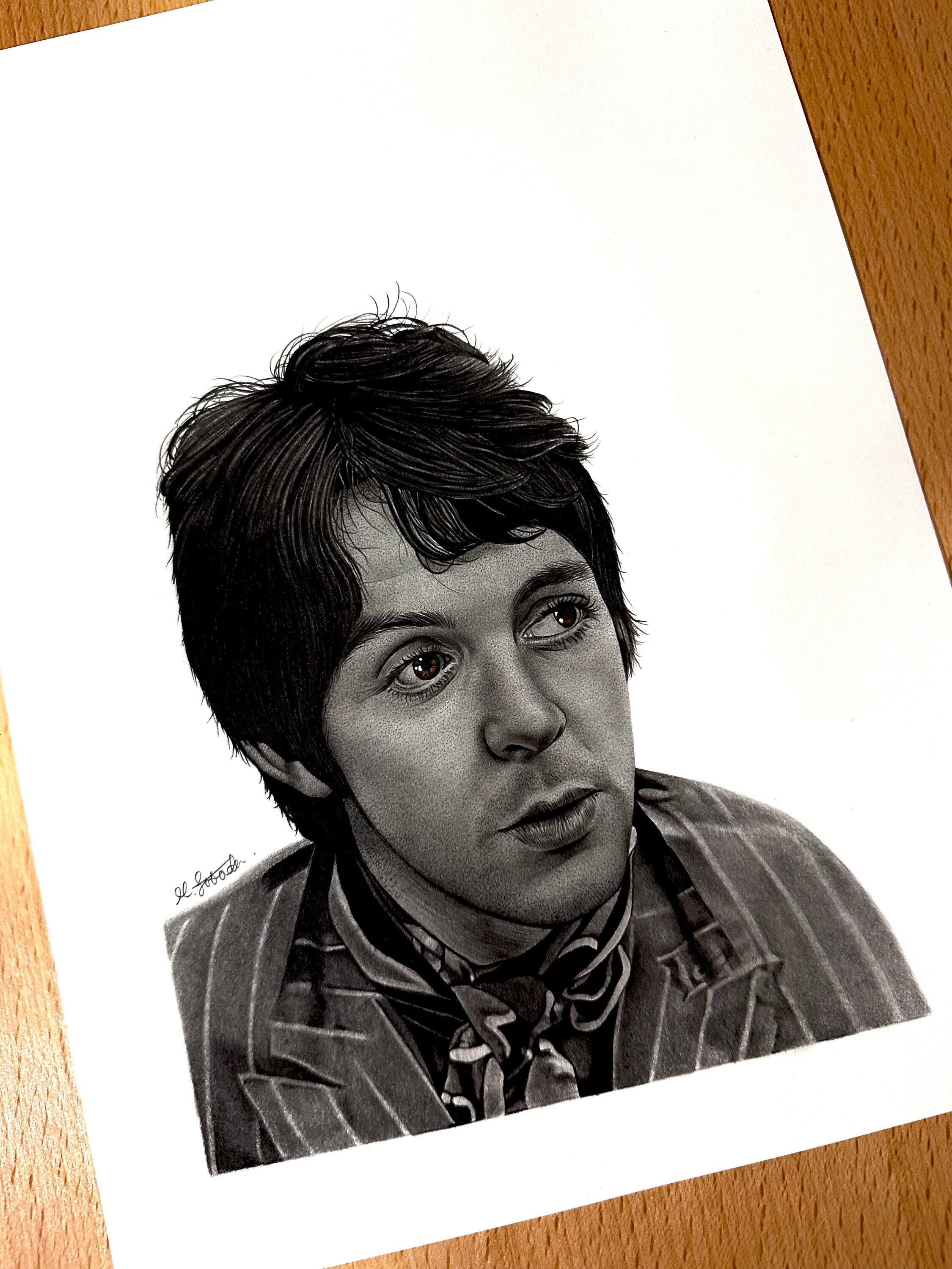 The Beatles Drawing Giclée Print - Etsy