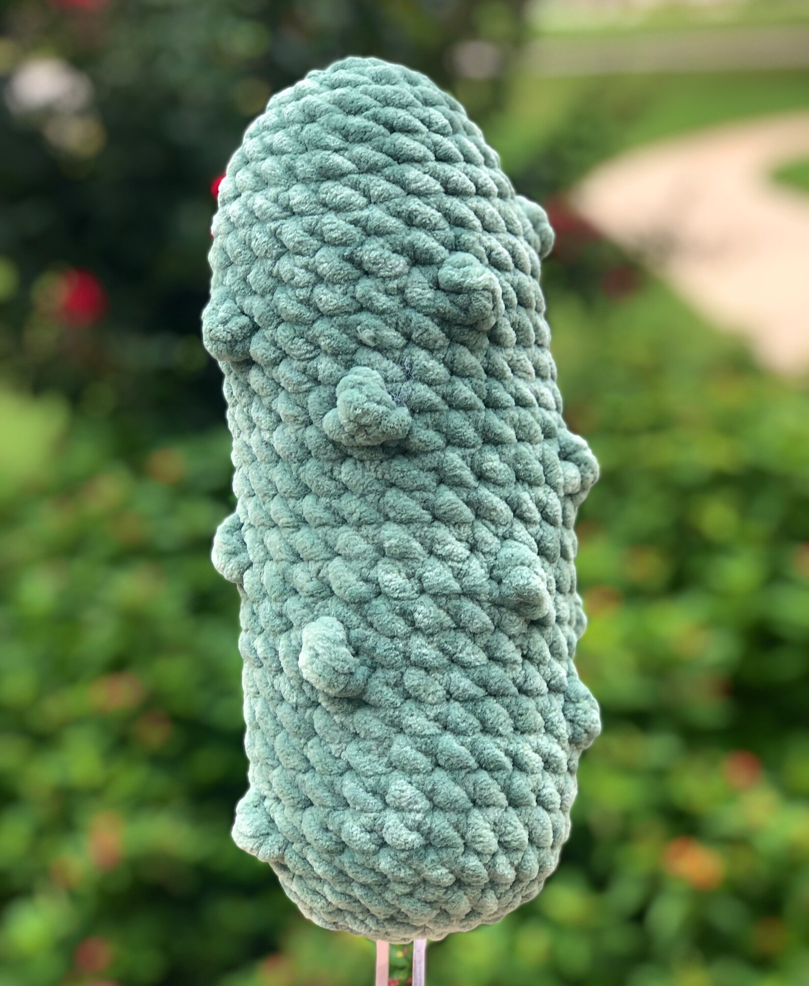 Chunky Crochet Pickle Plushie - Etsy