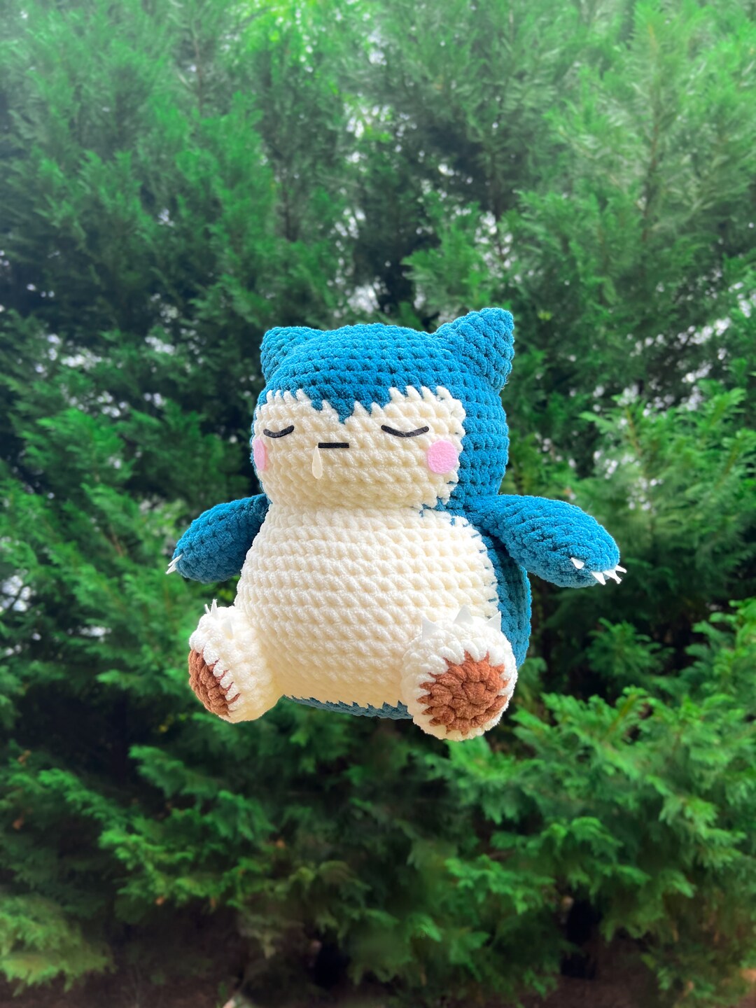 Crochet Snorlax Plushie - Etsy