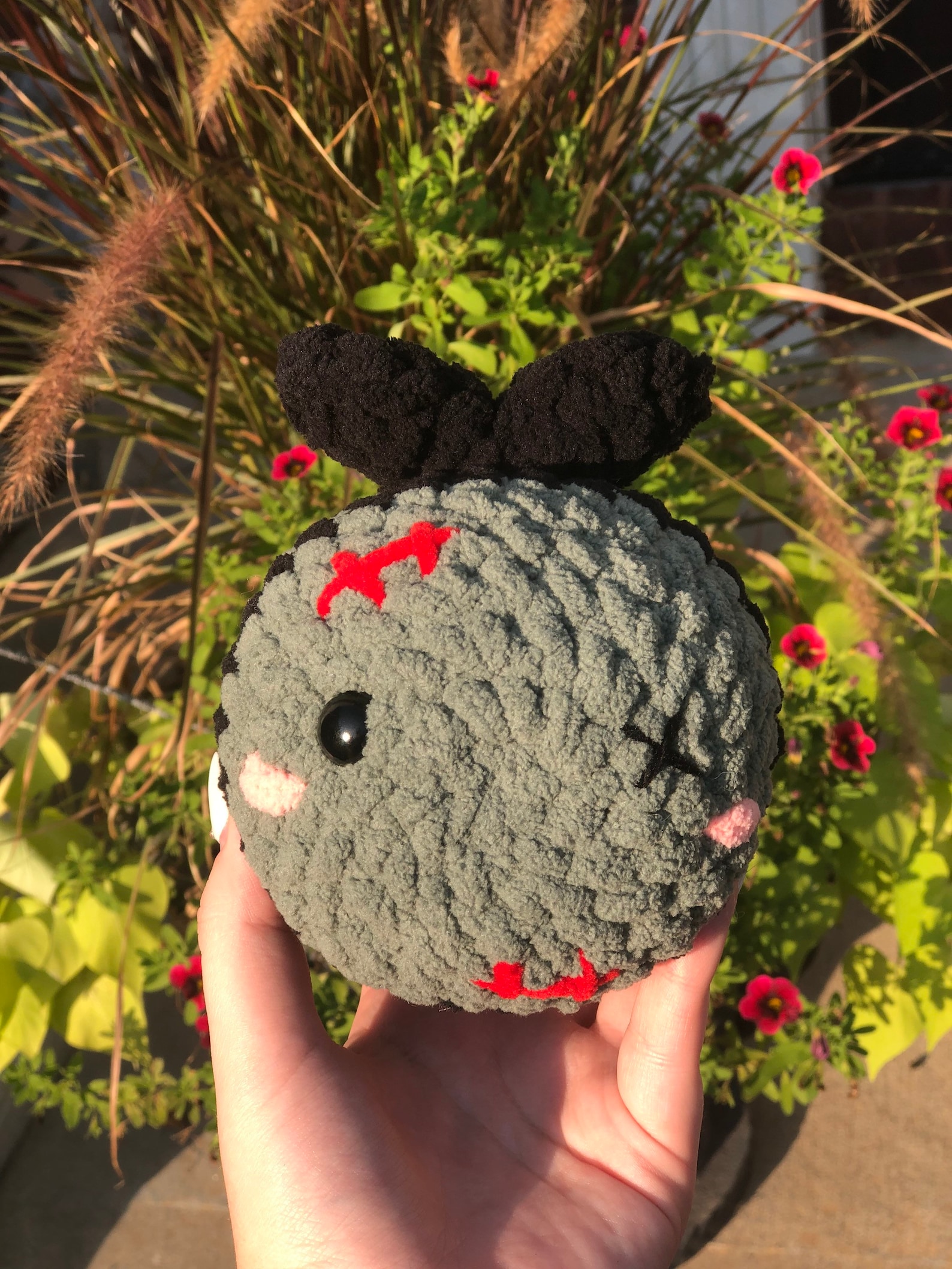 Chunky Crochet Zombie Bee Halloween Plushie - Etsy