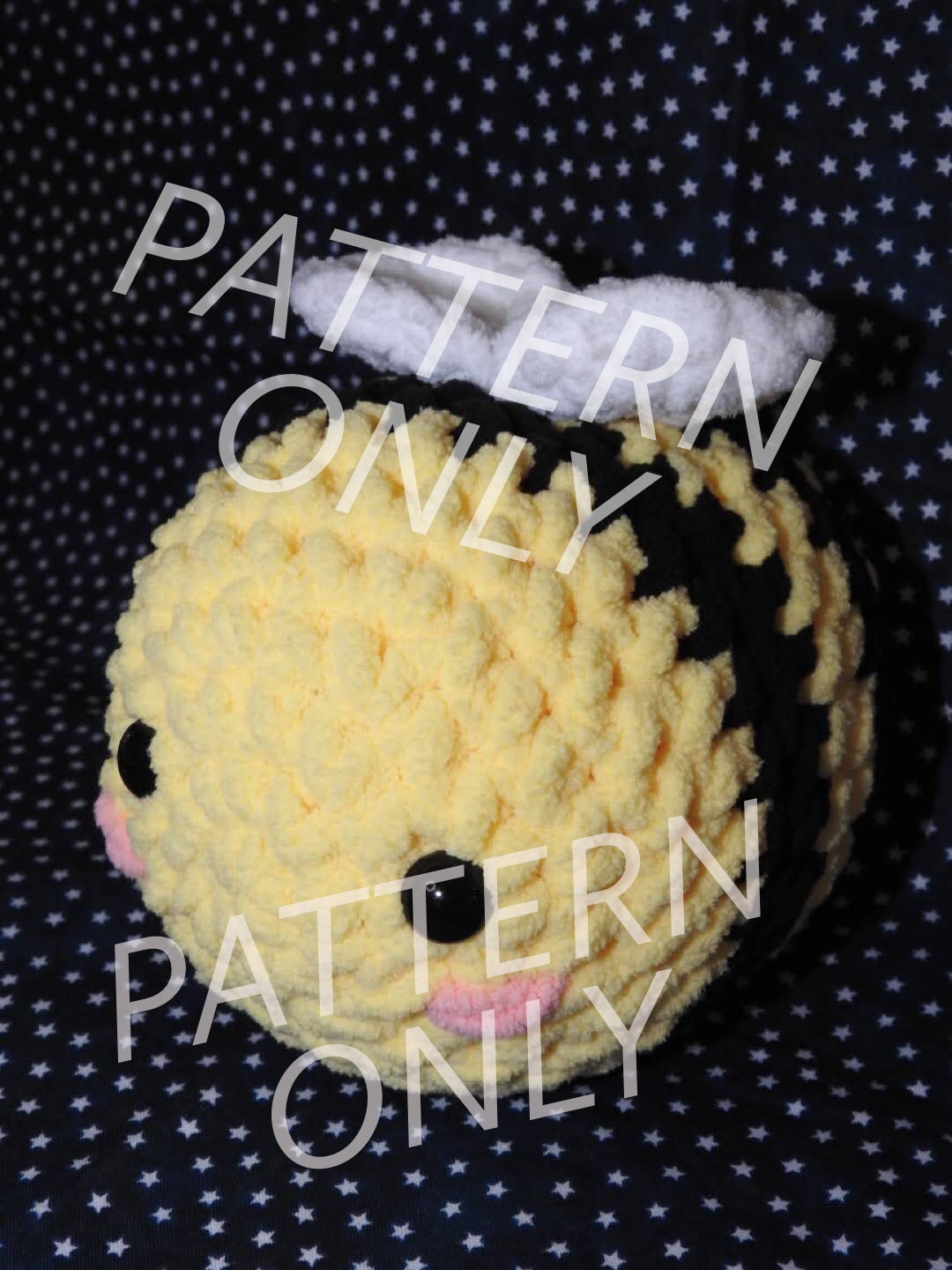 Chunky Crochet Bee PATTERN - Etsy