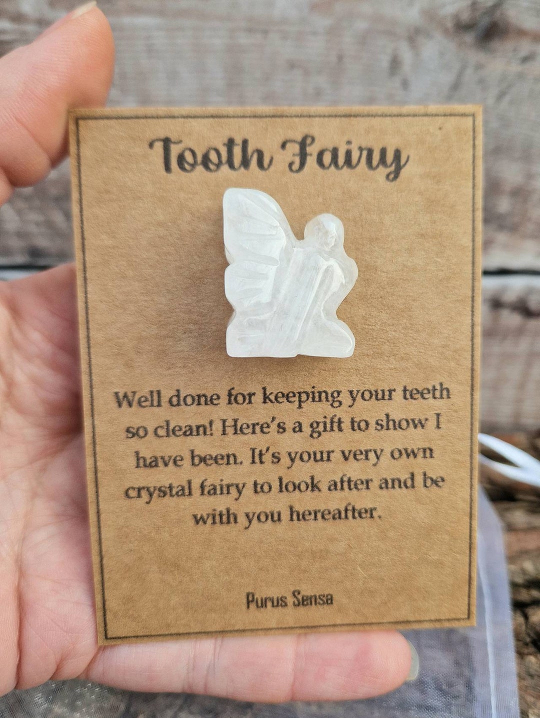 Cute Tooth Fairy Gift. Crystal Tooth Fairy Keepsake. Gift From the ...