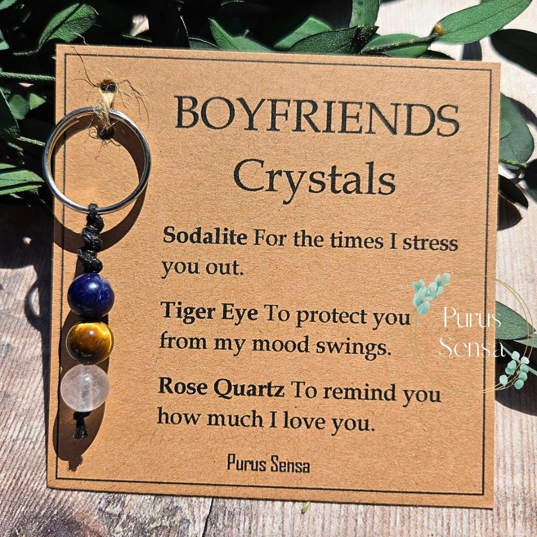 BOYFRIENDS CRYSTALS. Crystals for Boyfriend. Cute / Funny Partner Gift ...