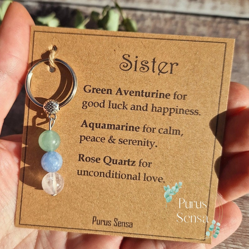 Sister Key Chain - Etsy