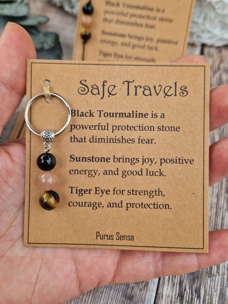Crystal Bracelet and Keyring Set. Crystal Keyring. Gift for Safe ...