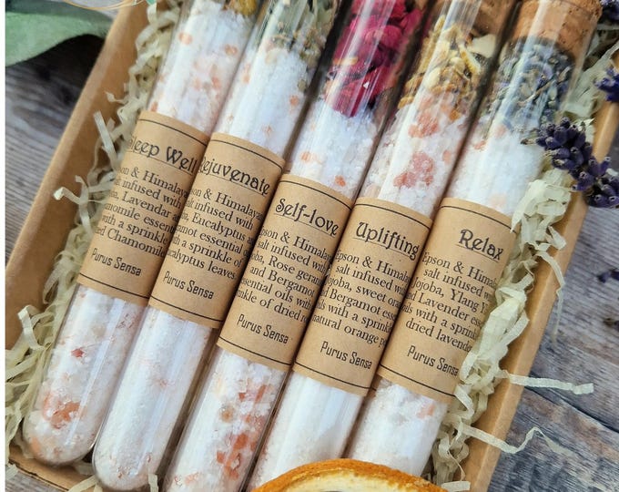 Bath Salts Gift Set. Bath Salt for Uplifting Gift to Uplift. Joy ...