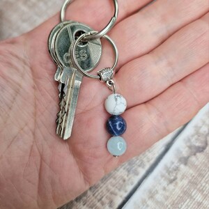 Healing Crystal Keyring. Keychain. Crystal Keyring Set. for Anxiety ...
