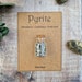 Pyrite Wish Bottle. Crystal Gift. Pyrite Gift. Crystal for Abundance ...