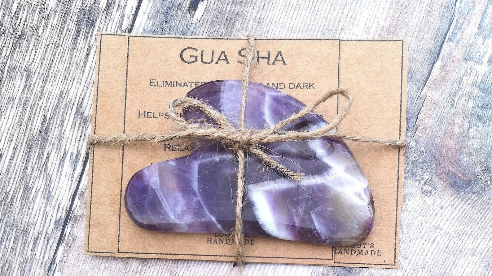 Gua Sha Gift Set. Rose Quartz Gua Sha. Dream Amethyst Gua Sha. Gift Set ...