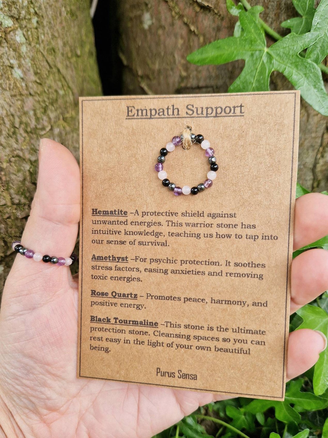 Beautiful Empath Support Crystal Ring. for Empath Protection. Crystal Ring. Gift for Empath ...