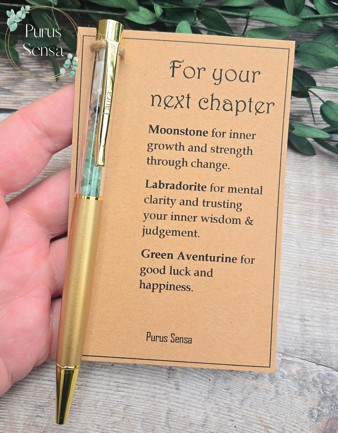 PERSONALISED Pen Gift for Next Chapter. New Chapter Gift. Good Luck ...