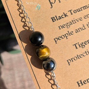 Protection Bracelet. Crystal Bracelet / Anklet for Protection. Crystal ...
