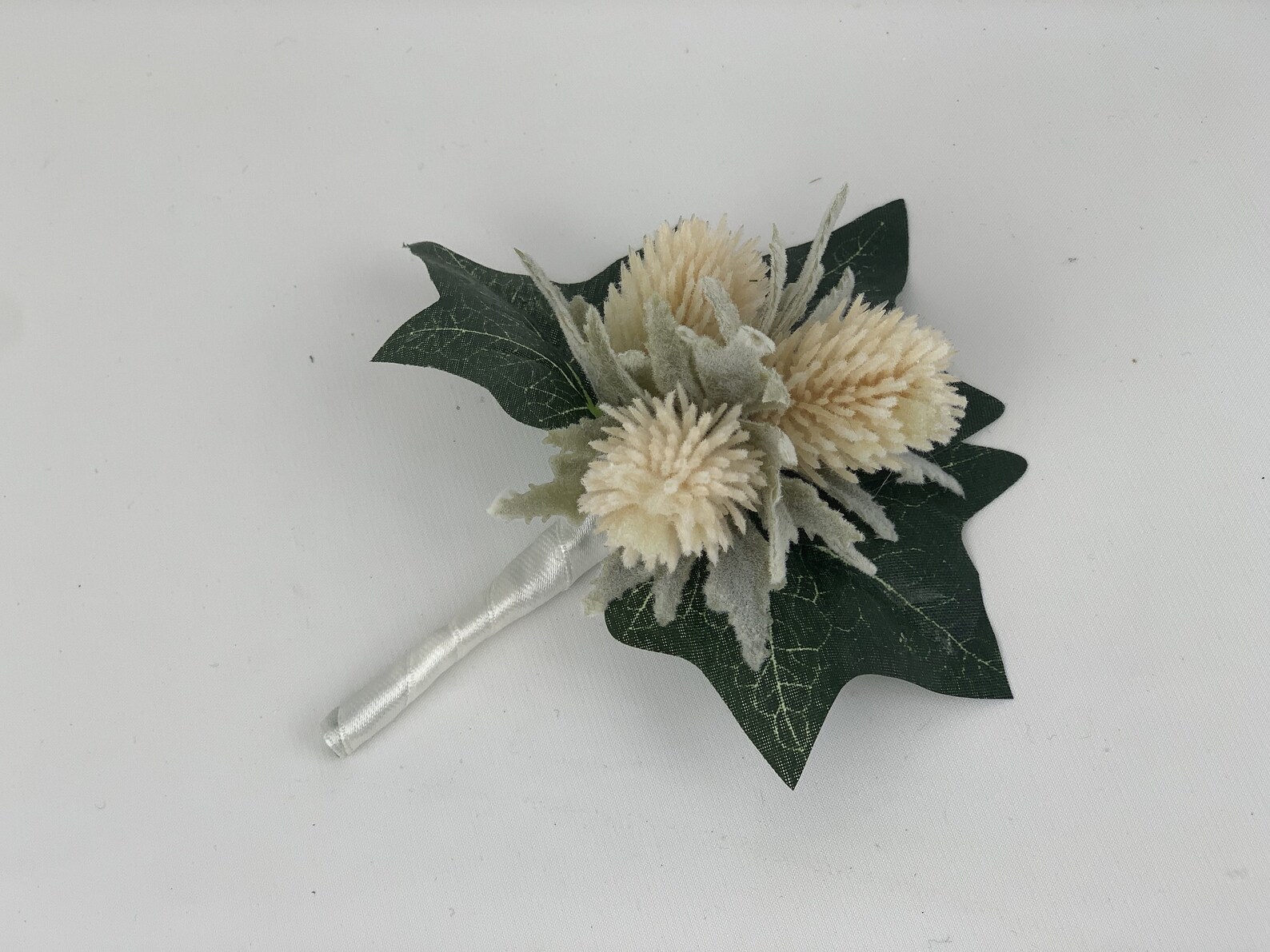 Scottish thistle buttonhole corsage artificial | Etsy