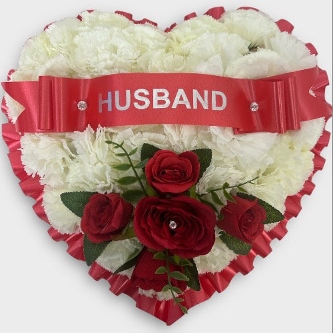 Grave Wreath Funeral Tribute Memorial Mum , Dad , Husband , Brother - Etsy