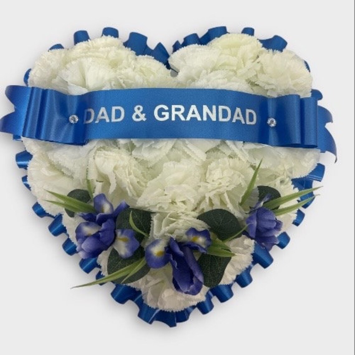 Grave Wreath Funeral Tribute Memorial Mum , Dad , Husband , Brother - Etsy