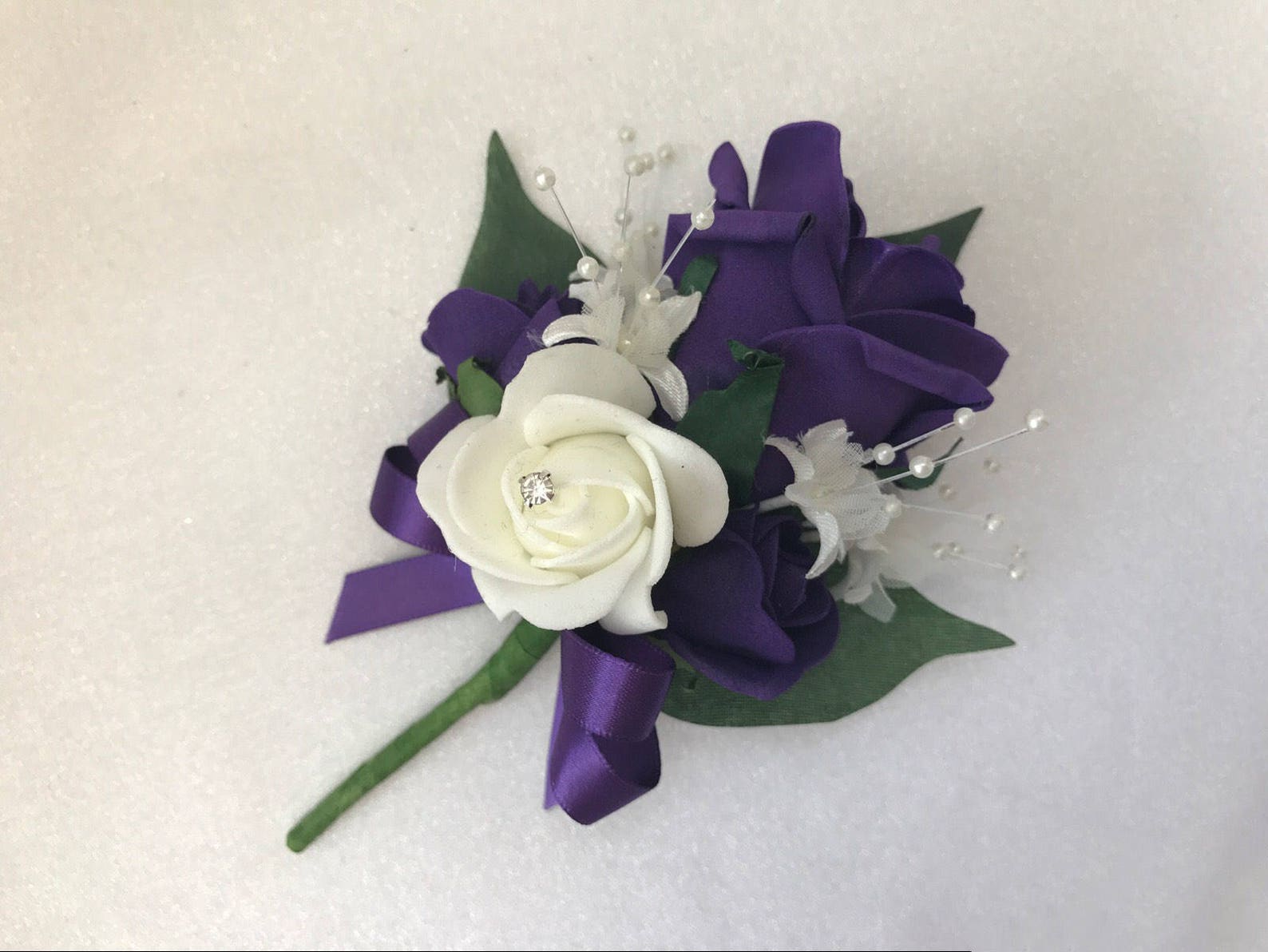 Wedding or Prom Pin on Flower Spray Corsage Buttonhole Ladies - Etsy UK