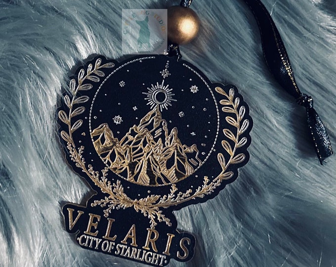 Velaris City of Starlight ACOTAR Christmas Ornament Feyre Rhysand - Etsy