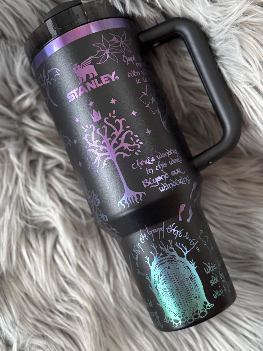 LOTR Engraved Tumbler | Stanley | Chroma Engrave | Black Chroma ...