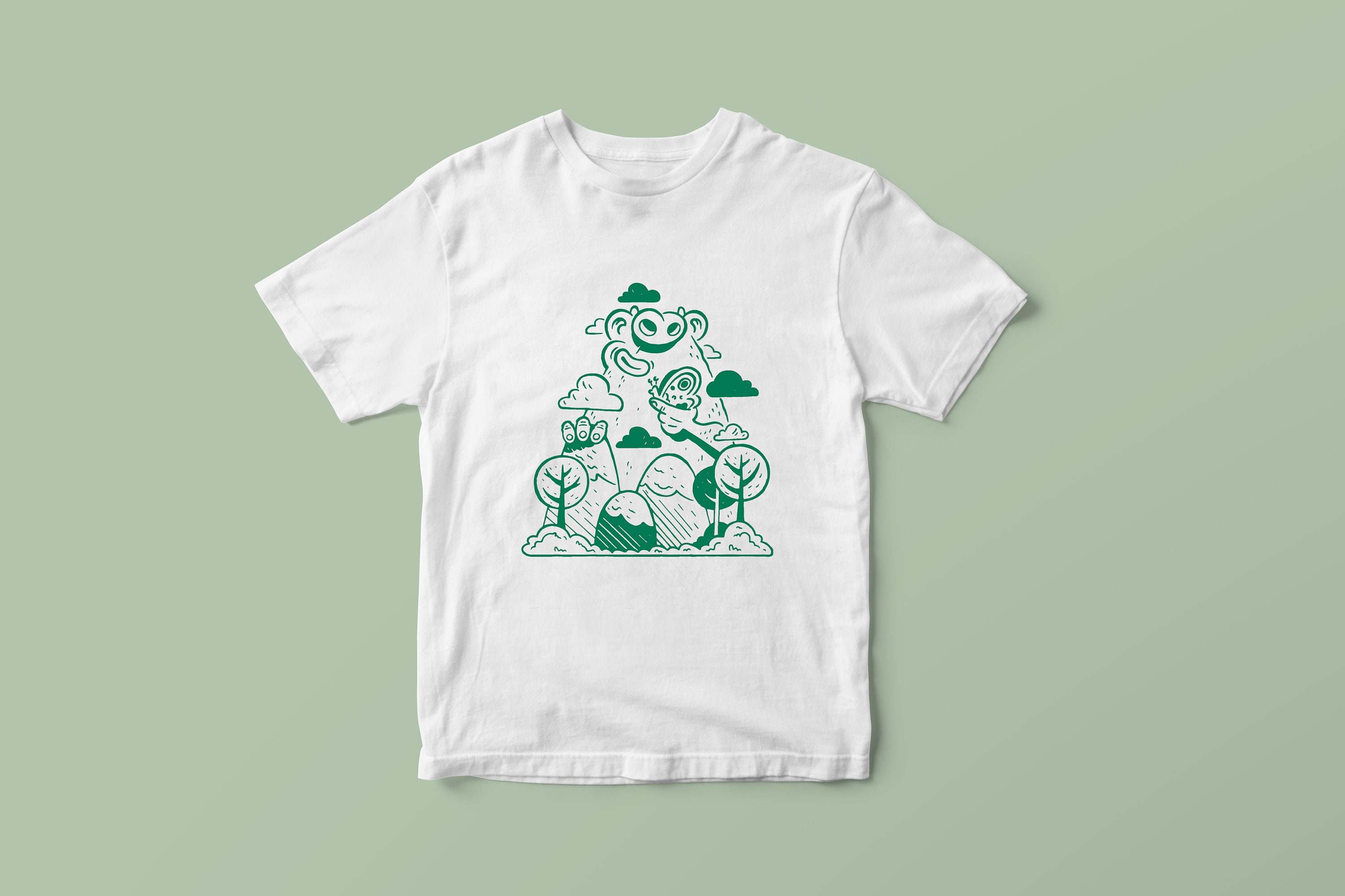 Mountain Monster Kinder T-shirt - Etsy Nederland