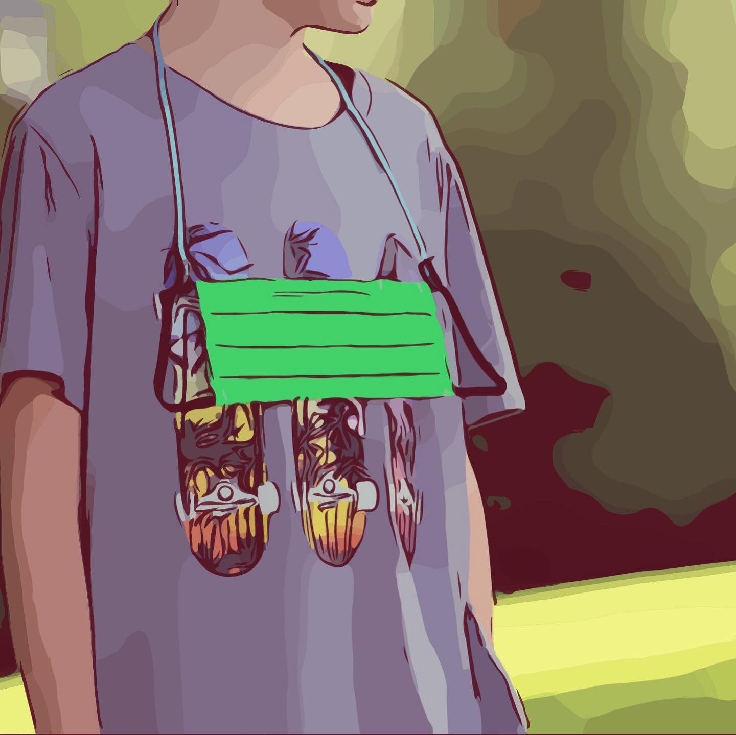 24" Cord W/ Hooks to Hang a Face Mask Around Your Neck. Durable Cord ...