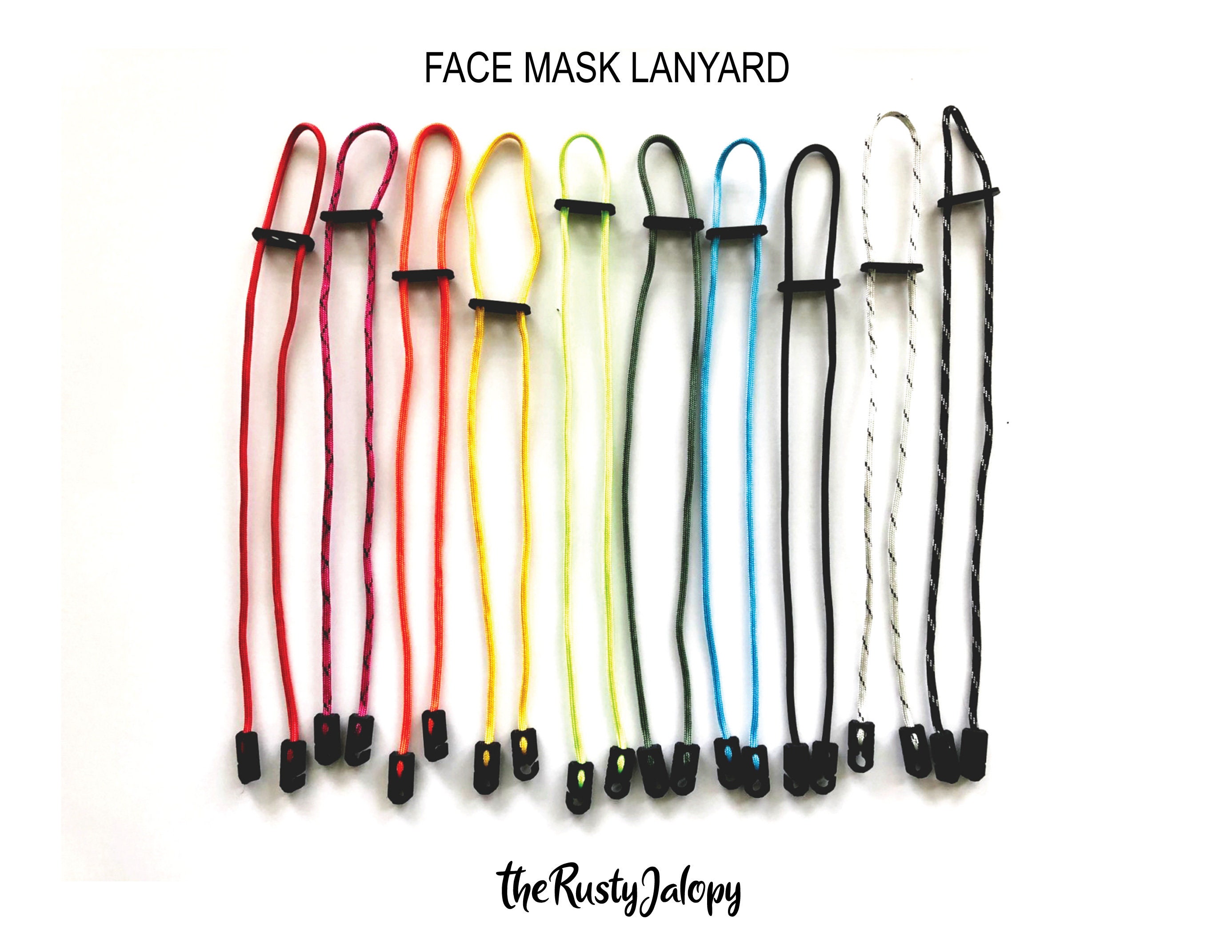 Face Mask Lanyard Necklace Straps Durable 24 Cord Made | Etsy