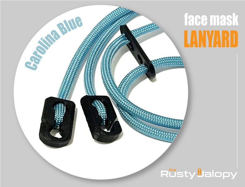 CAROLINA BLUE Ear Loop Extender for Face Masks Durable Made - Etsy