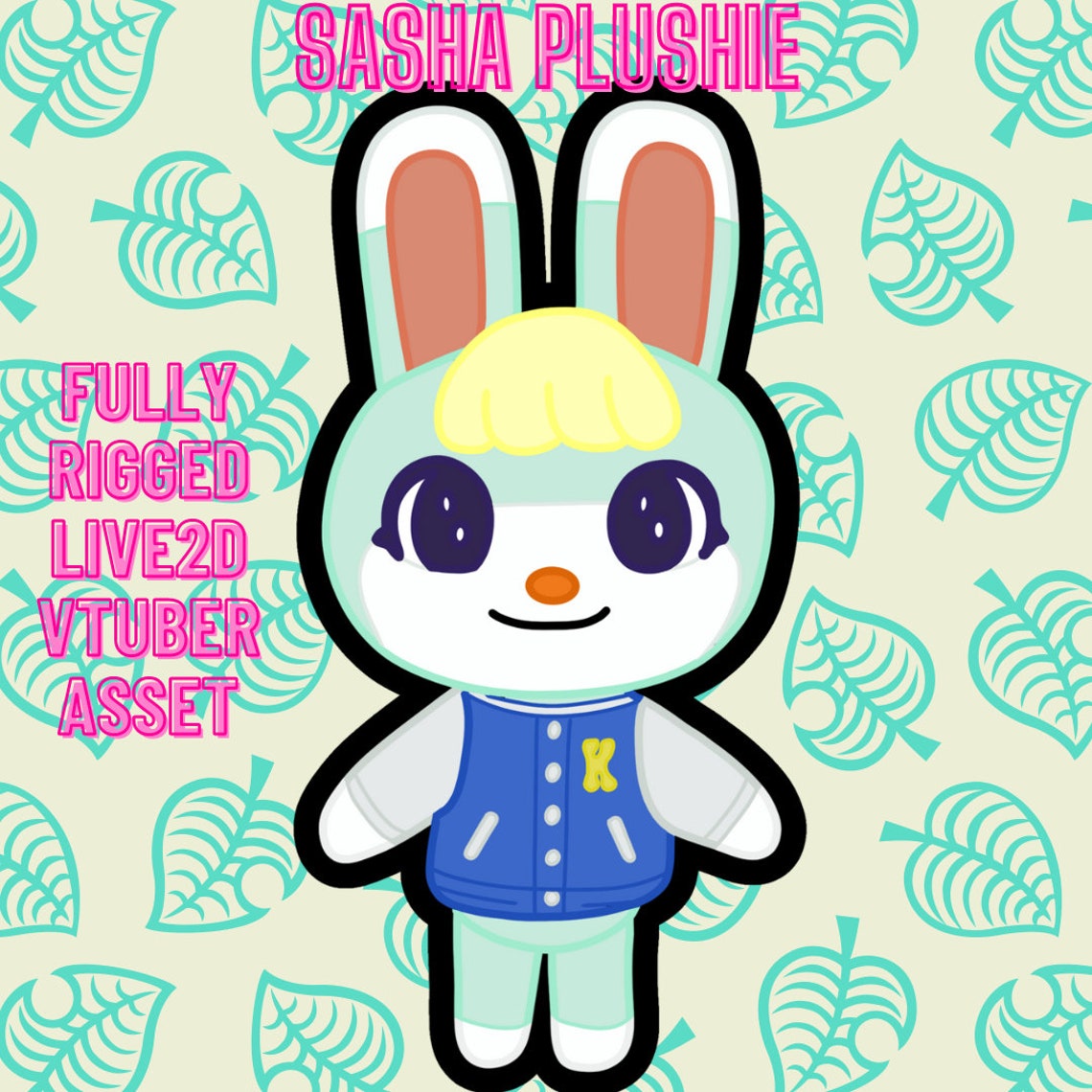 Sasha Plushie Vtuber Asset Stream Decoration Live2d Fully - Etsy