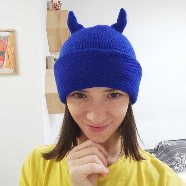 Hat With Horns - Etsy