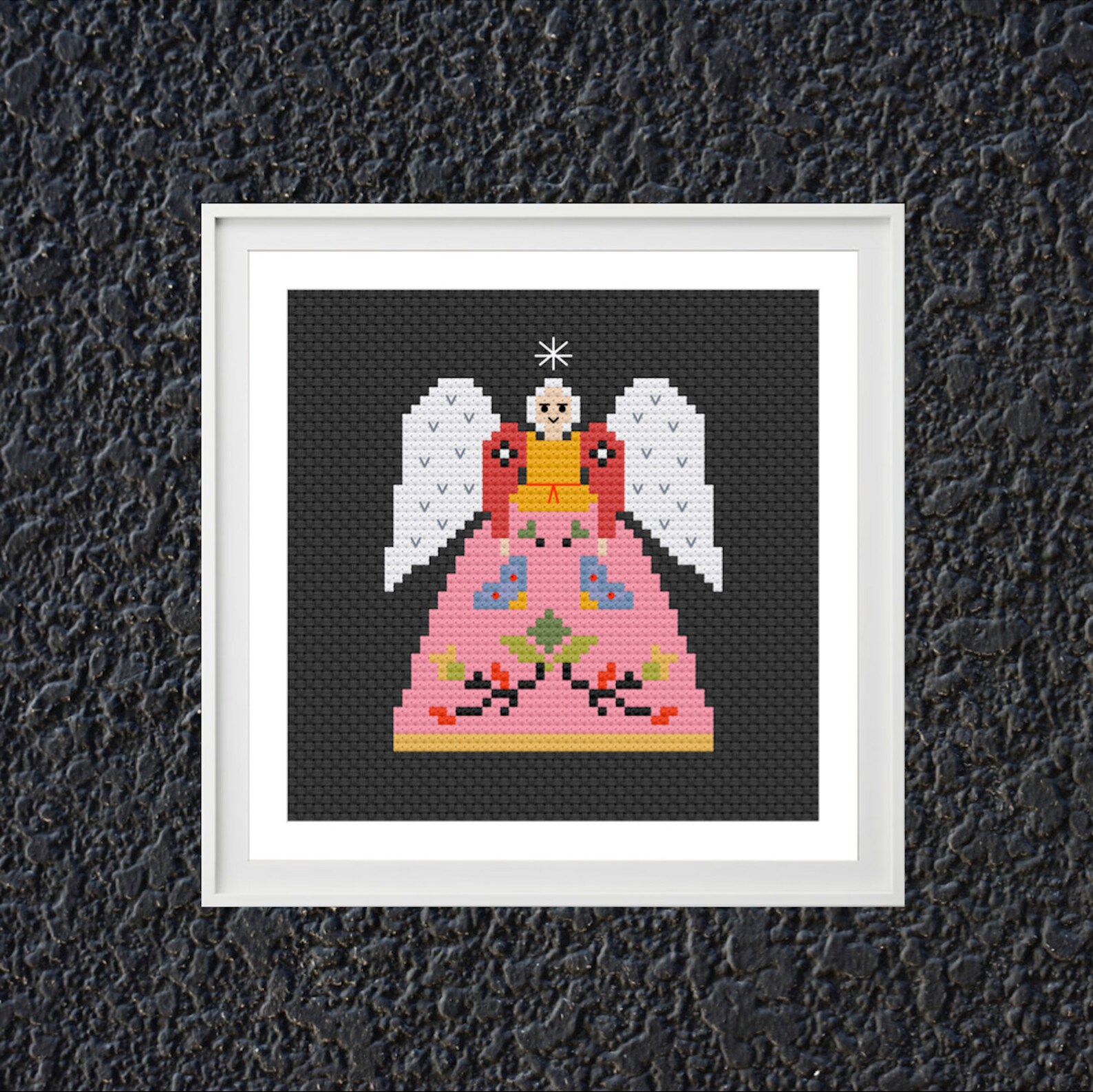 Angel Cross Stitch Pattern Modern Cross Stitch Beginner - Etsy