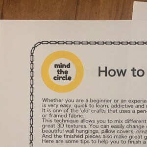 Zebra Punch Needle Pattern PDF Beginner Pattern How to - Etsy