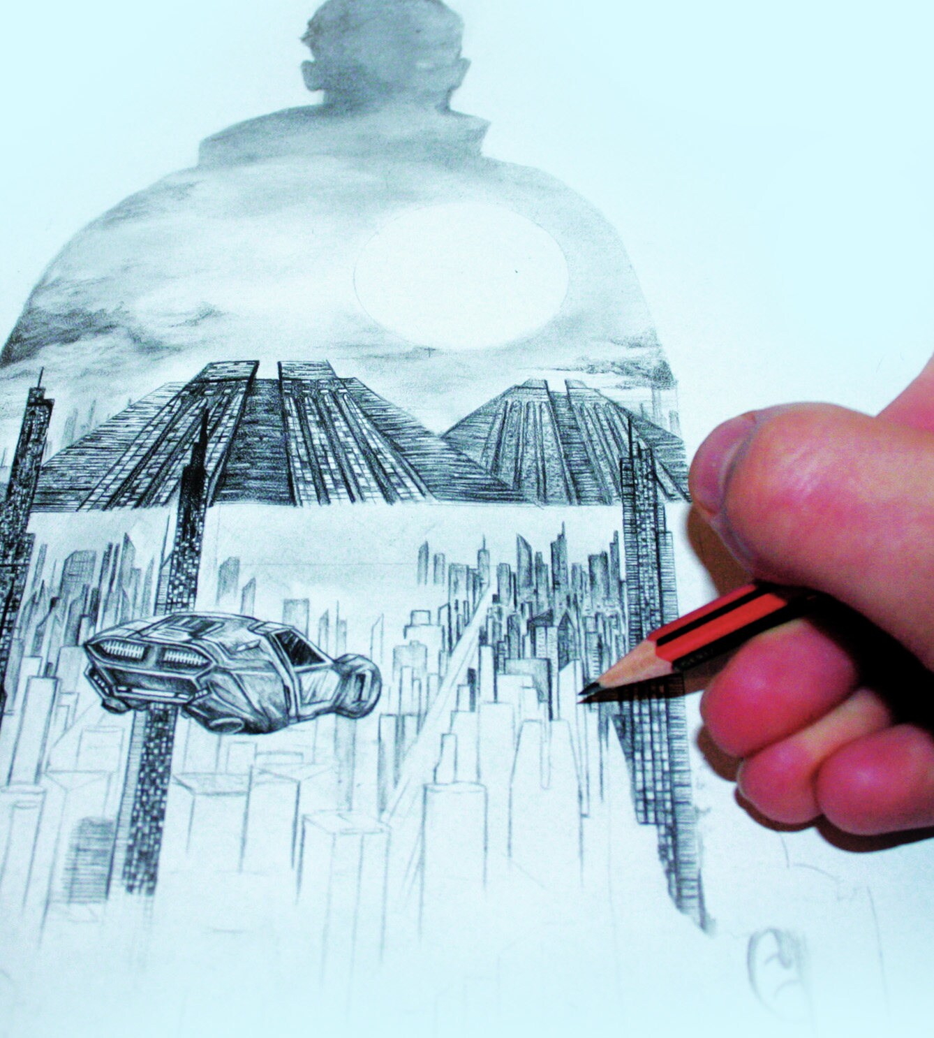 Blade Runner Art Poster Sci-fi Art Illustration Print Bladerunner2049 ...