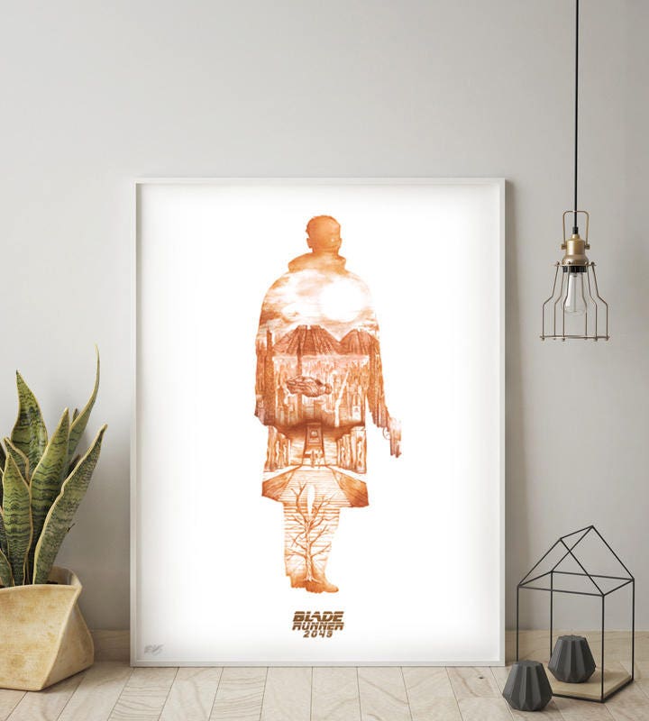 Blade Runner Art Poster Sci-fi Art Illustration Print Bladerunner2049 ...