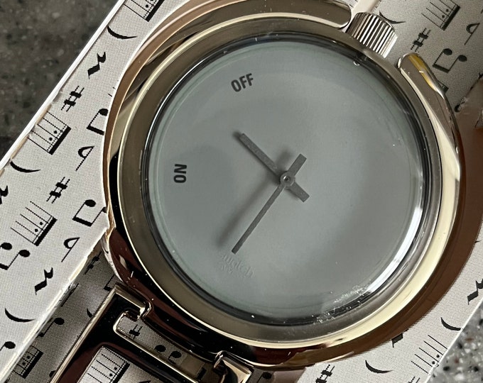 New 1995 Pop Swatch Pop-up PUK103 Night & Day Music by Paulo Mendonca ...