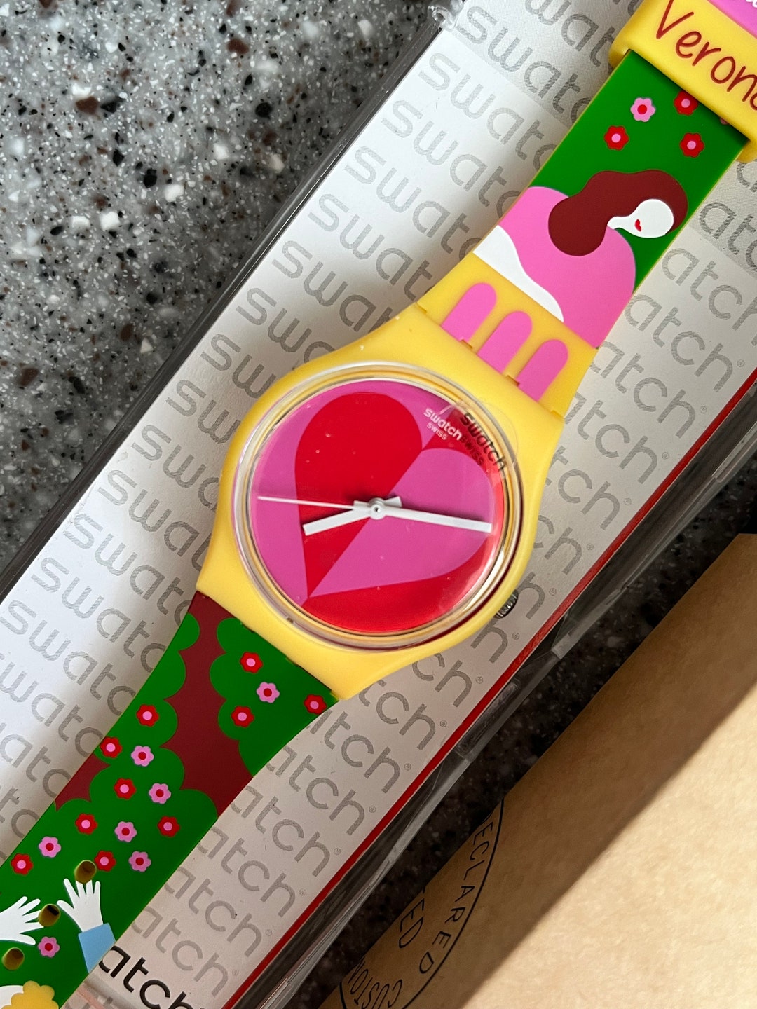 Swatch NEW Destination Love in VERONA 34mm Watch Limited to Italy for ...