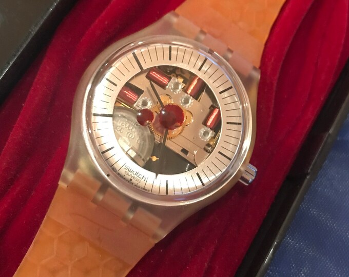 Swatch Watch Vintage Peter Gabriel adam Musical SLZ106 New Old Stock ...