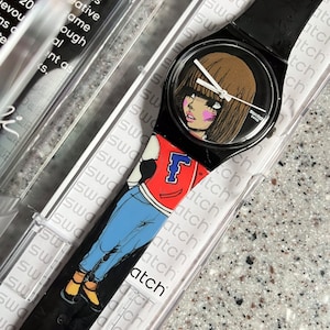 RARE Artist Swatch 34mm NEW Never Worn French Artist FAFI Graffiti ...