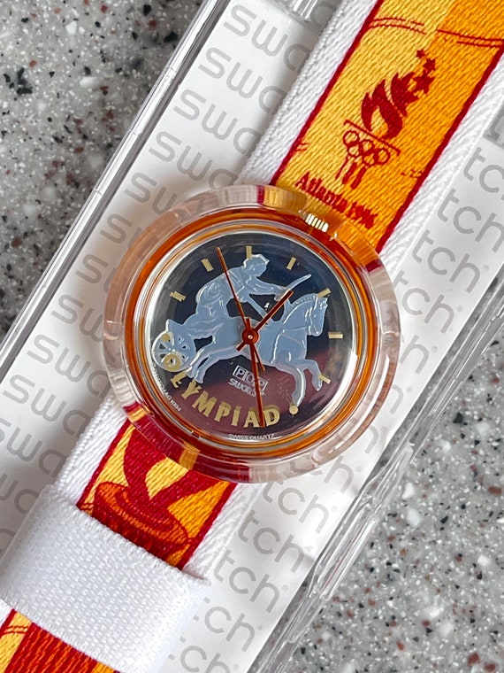 Swatch Vintage Pop Watch 1995 RARE unworn PMZ103 swat… - Gem
