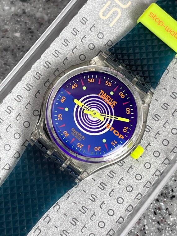 Vintage rare swatch stop-watch model SSK101 "OROLOGIO… - Gem