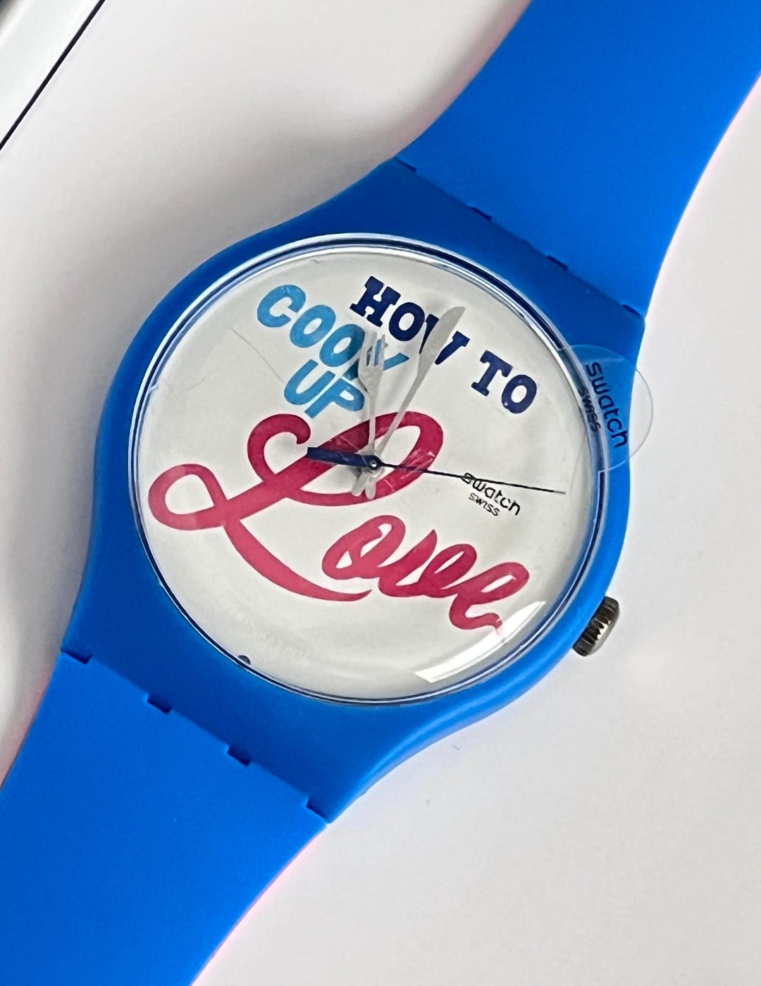 Swatch Watch FUN LOVE With Changeable Band Loops 41mm NEW Unworn With ...