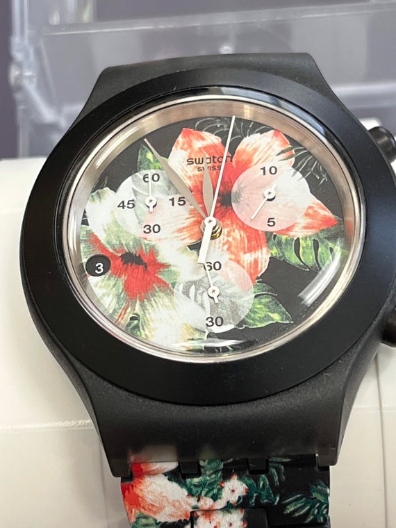 Beautiful Swatch Watch Flower Breeze SVCF4002 Diaphan… - Gem