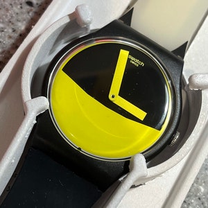 Swatch Watch Looks Like a Bat Called Flaggermus SUOB130 Never Worn New ...