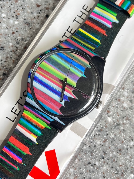 Swatch Watch RARE Time is Never Enough Time SUOZ118 N… - Gem