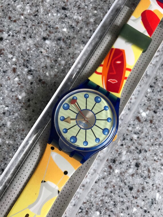 Vintage Swatch Watch NOS RARE Summer Treat GE155 neve… - Gem