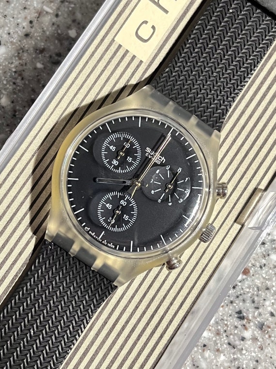 1996 vintage chrono swatch - Gem