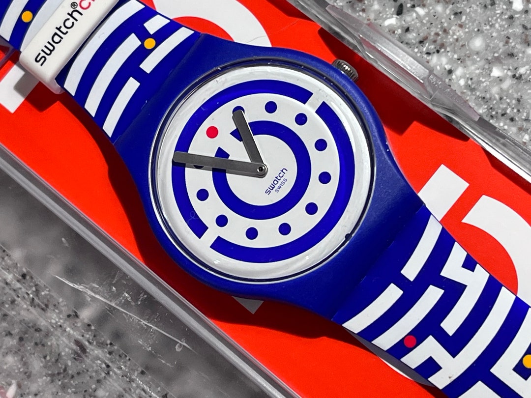 Swatch Watch Maze Follow the Dots' SUOZ279 41mm Case Diameter, Blue ...